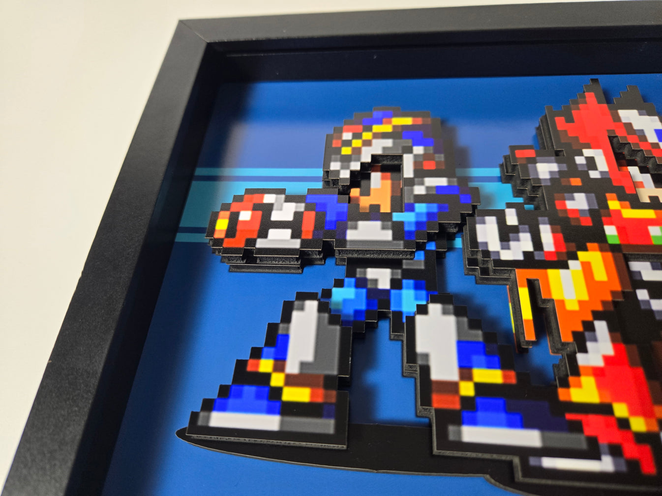 Mega Man X - Zero and Mega Man - 8x10 3D Shadow Box! – Cre8-Bit Designs